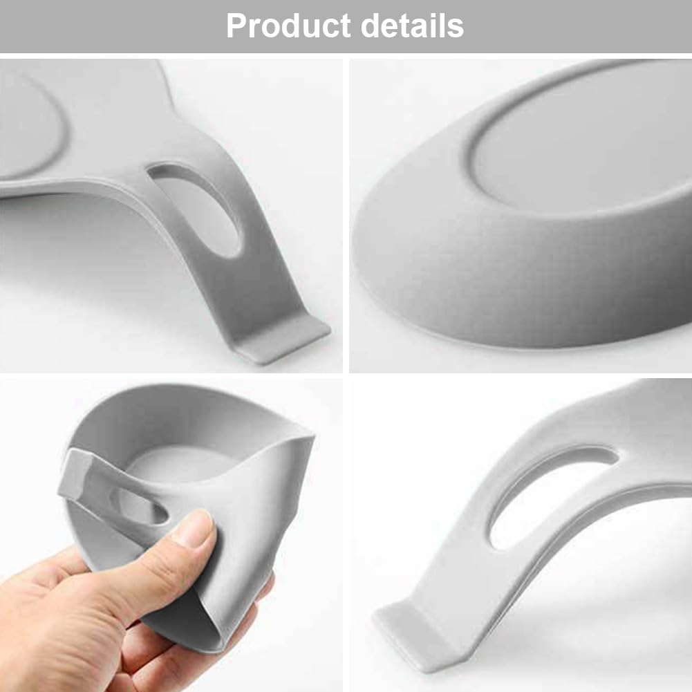 Silicone Spoon Rest for Stove Top, 3Pcs Heat Resistant Kitchen Utensil Rest, Large Spoon Holder for Kitchen Counter,Cooking Spoon Holder Kitchen Gadgets for Kitchen Utensils Spatula, Tongs,Ladles