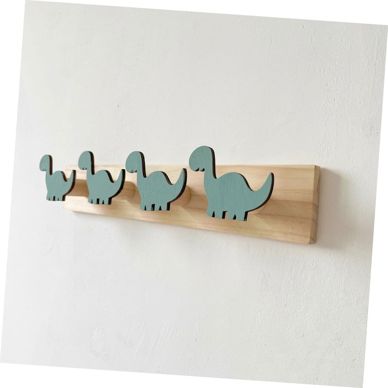 FONDOTIN Dinosaur Hook Wall Mounted Clothes Hanger Household Decor Keychain Hooks Entryway Hooks Modern Towel Hooks Rustic Towel Hook Wood Wall Hook Wall Hanging Hook Kitchen Hooks