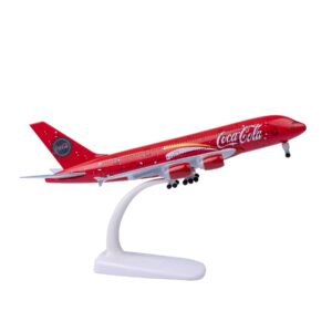 bswath model airplane 1:300 scale model a380 model plane metal alloy model for gift and decoration