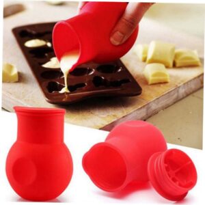 Anneome Silicone Chocolate Melting Pot Microwave Pot for Melting Butter Heat Milk and Sauces Ideal for Baking and Candy Making