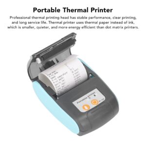 Bluetooth Receipt Thermal Printer, 58mm Bluetooth Receipt Printer, Mini POS Receipt Printer for Clothing Industry Convenience Stores, Portable Receipt Printer (Without