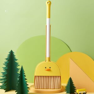 Kids Mini Broom Dustpan Set, Children's Cartoon Mini Broom Dustpan Set - Fun and Educational Cleaning Tool for Kids