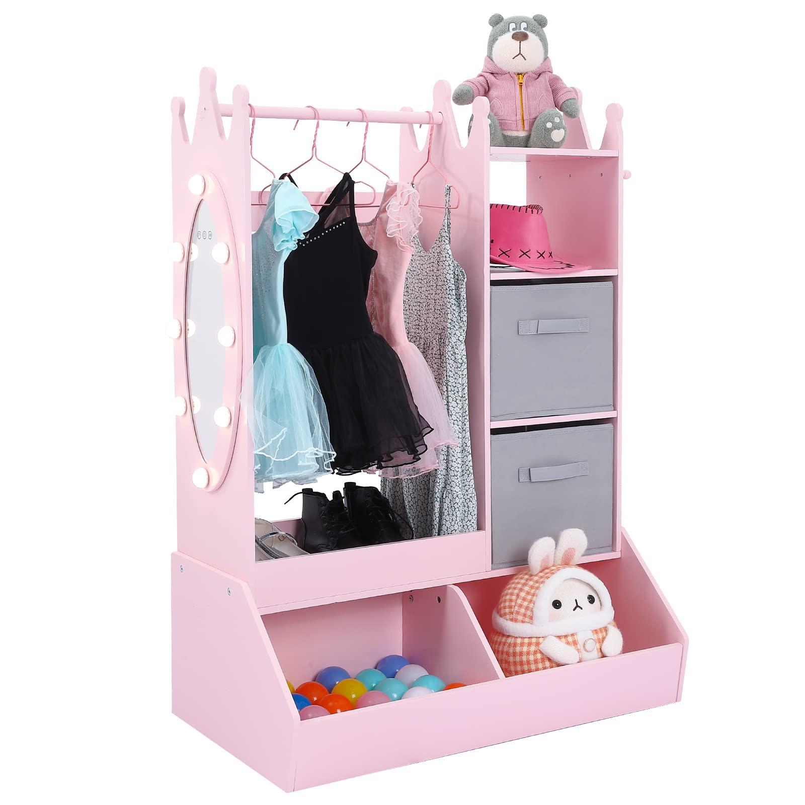 EGFheal Dress Up Storage, Pink