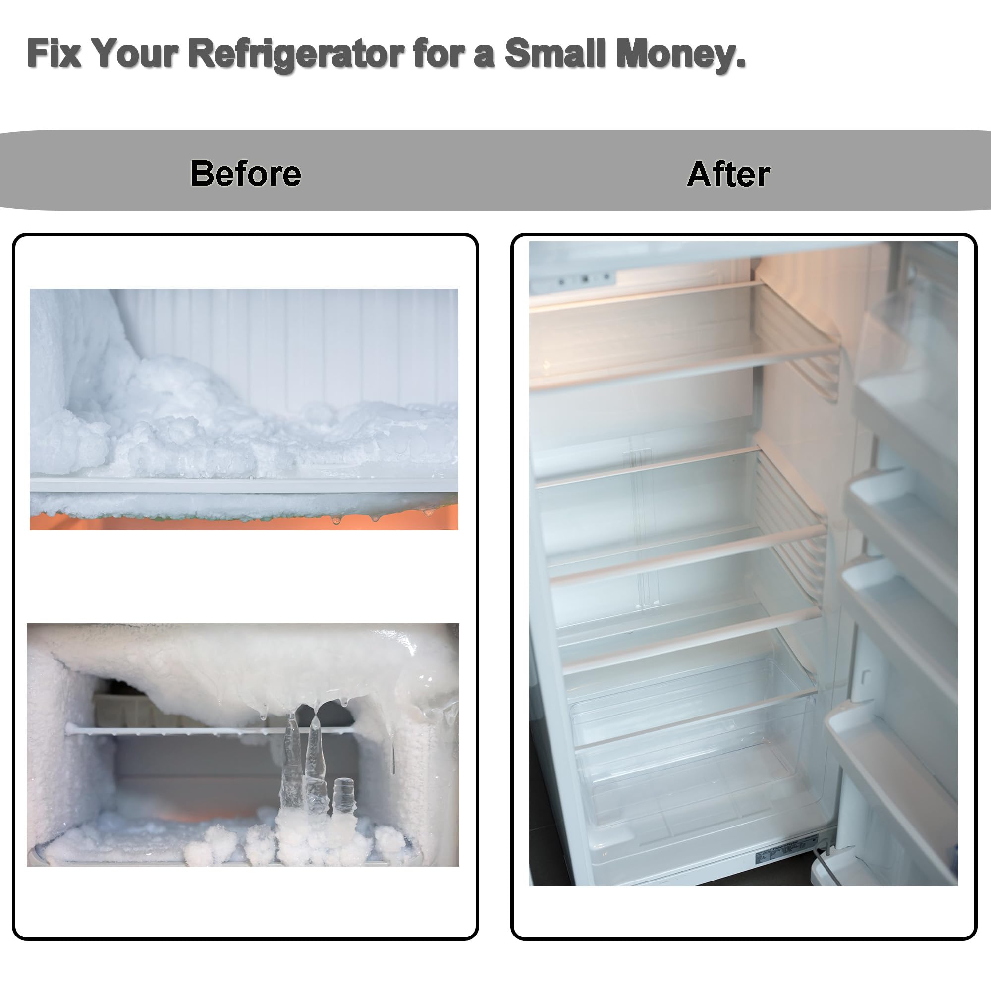 WR51X443 Refrigerator Defrost Heater Assembly Replacement AP2071465 PS303934 Compatible With GE General Electric