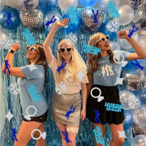 Balterever You are The Dancing Queen Decorations Dancing Queen Confetti Disco Bachelorette Party Table Confetti Dancing Queen Table Decor for Bachelorette Bridal Shower Engagement Party Decors