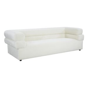 tov furniture elsa velvet sofa by inspire me! home decor (cream)