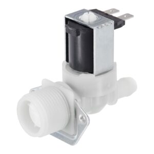 meccanixity water inlet valve ice maker water inlet solenoid valve for general refrigerators 80mm creamy white