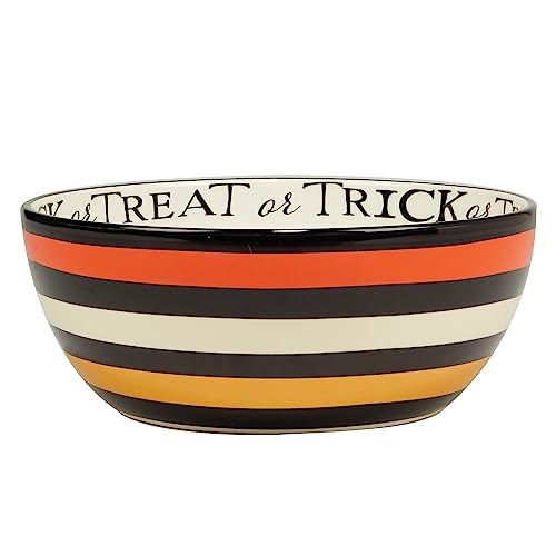 Certified International Spooky Halloween 110oz.Deep Bowl, Multicolor