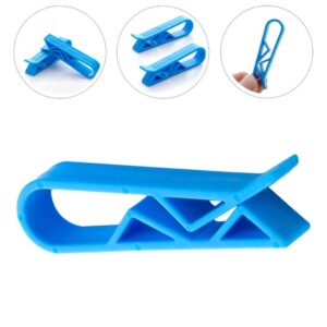 NUOBESTY 24pcs Garbage Bag Clip Trash Bag Clamps Waste Basket Clips Trash Bag Ring Holder Trash can clamp Rubbish Bag Clasp Bins Garbage can Bag Clips Bracket Clip Single Plastic