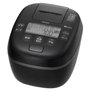 tiger jpi-x100kx [pressure ih jar rice cooker, freshly cooked foam, 5.5 cups, fog black] 100v