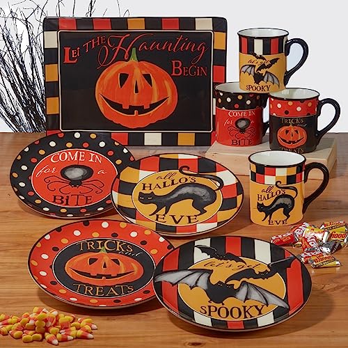 Certified International Spooky Halloween 110oz.Deep Bowl, Multicolor