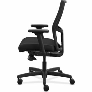 HON Ignition 2.0 4-Way Stretch Low-Back MESH Task Chair, Supports UP to 300 LB, 16.75" to 21.25" SEAT Height, Black