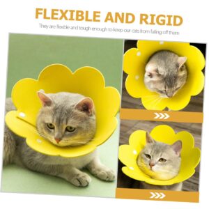 Balacoo 10 Pcs Sponge cat Headgear cat Cone Collar Soft alternatives Soft cat Cone Decoration -bite Collar Chocker Small cat Collar Cones for Cats pet Ball The cat eva