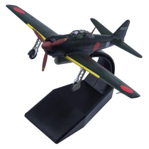 udnorbay japanese a6m zero fighter attack plane model 1:72 diecast military airplane models green