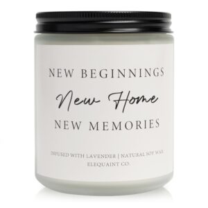 house warming gifts new home, housewarming gift for new house - lavender scented candle - new home housewarming gift ideas, new homeowner gifts house warming decoration for friend women men