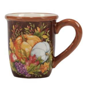 Certified International Harvest Blessings 16 oz. Mug, Set of 4, Multicolor