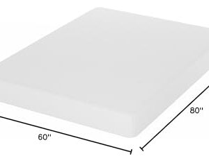 Furinno Tidur Cooling Gel Memory Foam Mattress, 8 Inch, Queen, White