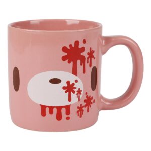 bioworld gloomy bear blood splatter heart 16 oz ceramic mug