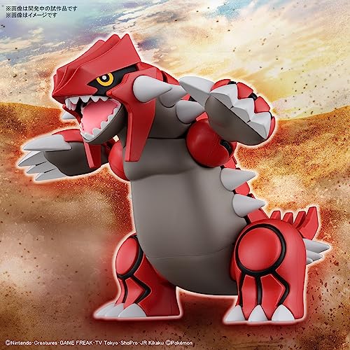 Bandai: Pokemon Plamo Collection 54 Select Series Groudon Model Kit