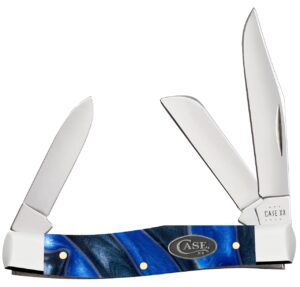 case xx knives stockman ocean blue kirinite 70561 stainless pocket knife