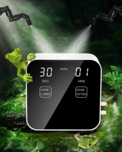 reptile humidifiers, reptile misting system, reptile mister automatic with timer, terrarium mister for reptiles, amphibians, plants, tank, paludarium and vivarium