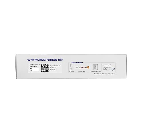 FaStep COVID-19 Antigen Pen Home Test (1 Pack, 4 Tests Total) - New Design