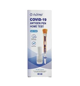 fastep covid-19 antigen pen home test (1 pack, 4 tests total) - new design