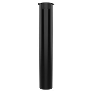 dragon chewer 116mm cr plastic packaging pop top tubes - child resistant travel holder vial containers - 500 qty (black)