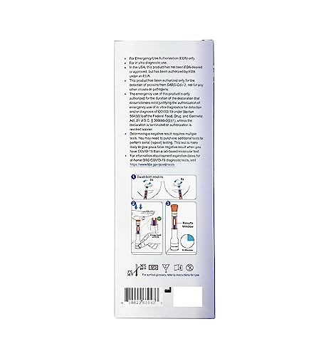 FaStep COVID-19 Antigen Pen Home Test (1 Pack, 4 Tests Total) - New Design