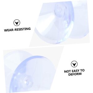 Double Sided Suction Cups, 12pcs Clear Silicone Bumpers Heavy Duty Desk Glass Suction Cups 20mm Double Sided Sucker Pads Bathroom Suction Cup Hooks Small Suction Cups