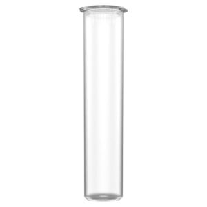 92mm cr plastic packaging pop top tubes - child resistant travel holder vial containers - 700 qty (clear)