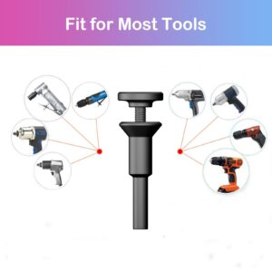 Crossarctic Cut-Off Wheel Mounting Mandrel Holder 3/8" & 1/4" Arbor Hole with 1/4" Shaft Stem for Die Grinder Accessories Drill Rotary Tool(3 Pack)