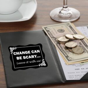 3x4inch Tipping Sticker Tipping Greatly Appreciated Tipping Me Baby Feeling Tipping Change Can Be Scary Your Waiter Waitresses Bumper Stickers for Party Store Bar Coffee Restaurant Car Laptop 8pcs