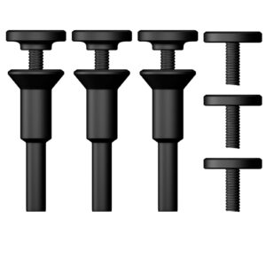 crossarctic cut-off wheel mounting mandrel holder 3/8" & 1/4" arbor hole with 1/4" shaft stem for die grinder accessories drill rotary tool(3 pack)