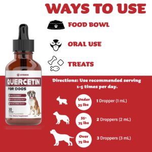 Quercetin for Dogs | Dog Allergy Relief | Quercetin for Dogs Allergies | Dog Allergy | Quercetin | Dog Allergy Support | Quercetin Dog | Dog Allergies | Quercetin Supplements | Bacon Flavor (2 Pack)