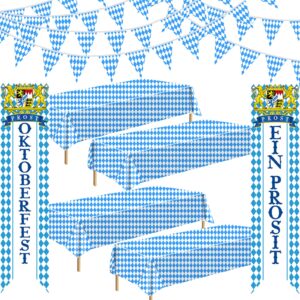 oktoberfests decorations kit,german party supplies,oktoberfests flag banner,tablecloth decoration beers festival party accessories