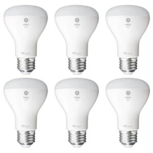 GE Relax 6-Pack R20 45-Watt Equivalent Soft White Dimmable LED Light Fixture Light Bulbs