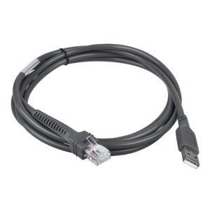 cjp-geek 6.6ft usb cable cord plug wire compatible with symbol ds6878 ds9808 ds6708 handheld scanner