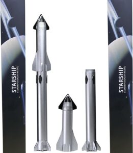 flmenunu spacex starship 1/375 diecast rocket model