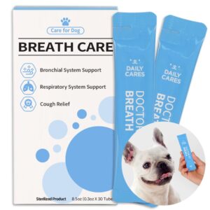 doctor by breath bronchial supplements for dogs - dog cough relief - for dry, wet & barkly pet cough (8.5 ounce (pack of 1))