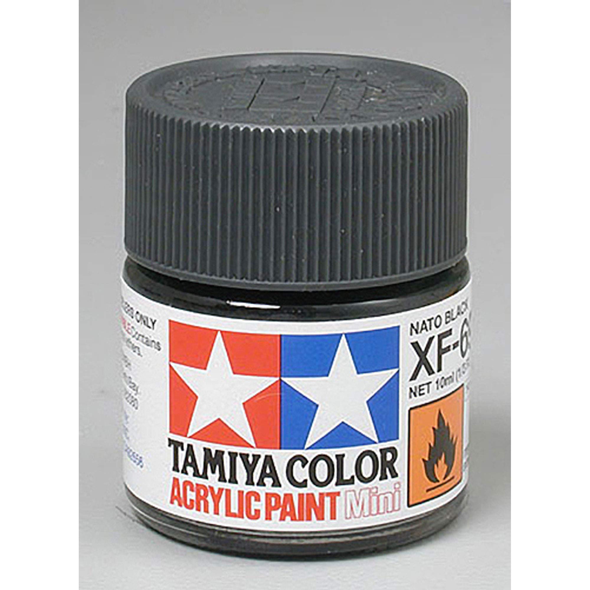 TAMIYA Acrylic Mini XF69 NATO Black TAM81769 Plastics Paint Acrylic