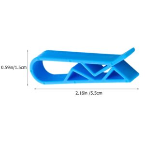 SUPVOX 24pcs Garbage Bag Clip Garbage Bin Clamps Trash Bag Clamp Waste Basket Fixing Fastener Garbage Can Clips Dustbin Bag Clip Holder Trash Bag Clip Clamp Bins Lining Plastic Non-Slip