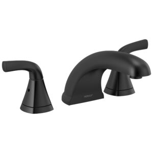 peerless parkwood roman tub faucet, black tub faucet, roman bathtub faucet, black tub filler, matte black ptt4335-bl