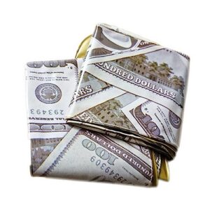 Bill Dollar Inflatable Photo Booth Selfie Frame Props Giant Money Themed Party Blow Up Picture Frame for Birthdays Casino Weddings Bachelorette Retirement Graduations Party Decorations