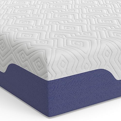 Vibe Supreme Cooling Hybrid Mattress, Innerspring and Gel Memory Foam Mattress, Fiberglass Free, 12-Inch Bed in a Box, King