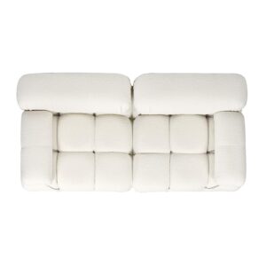 Jennifer Taylor Home Marcel 72.5" Bubble Modular Modern 2-Piece Loveseat Sofa