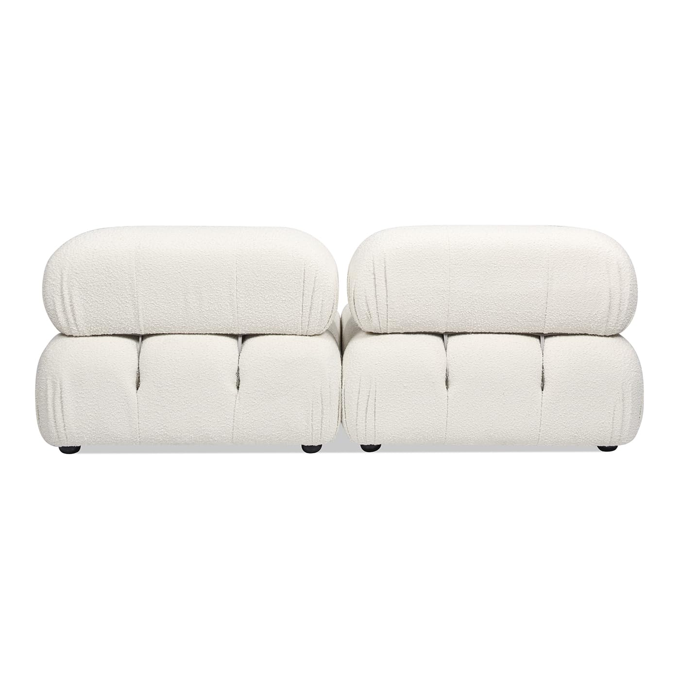 Jennifer Taylor Home Marcel 72.5" Bubble Modular Modern 2-Piece Loveseat Sofa