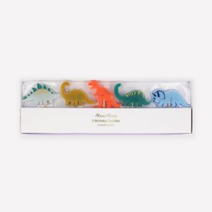 meri meri dinosaur candles (pack of 5)