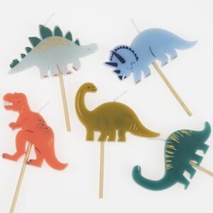 Meri Meri Dinosaur Candles (Pack of 5)