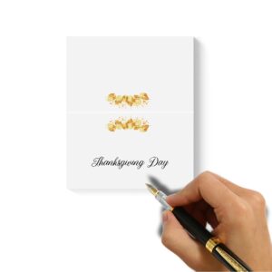 Thanksgiving Day Name Tents, Seating Cards, Table Tent Cards, Food Tent Cards - 25 Pack, Easy to Write, 3.5×2 Inches, Thanksgiving Day Party Decorations GEJ02